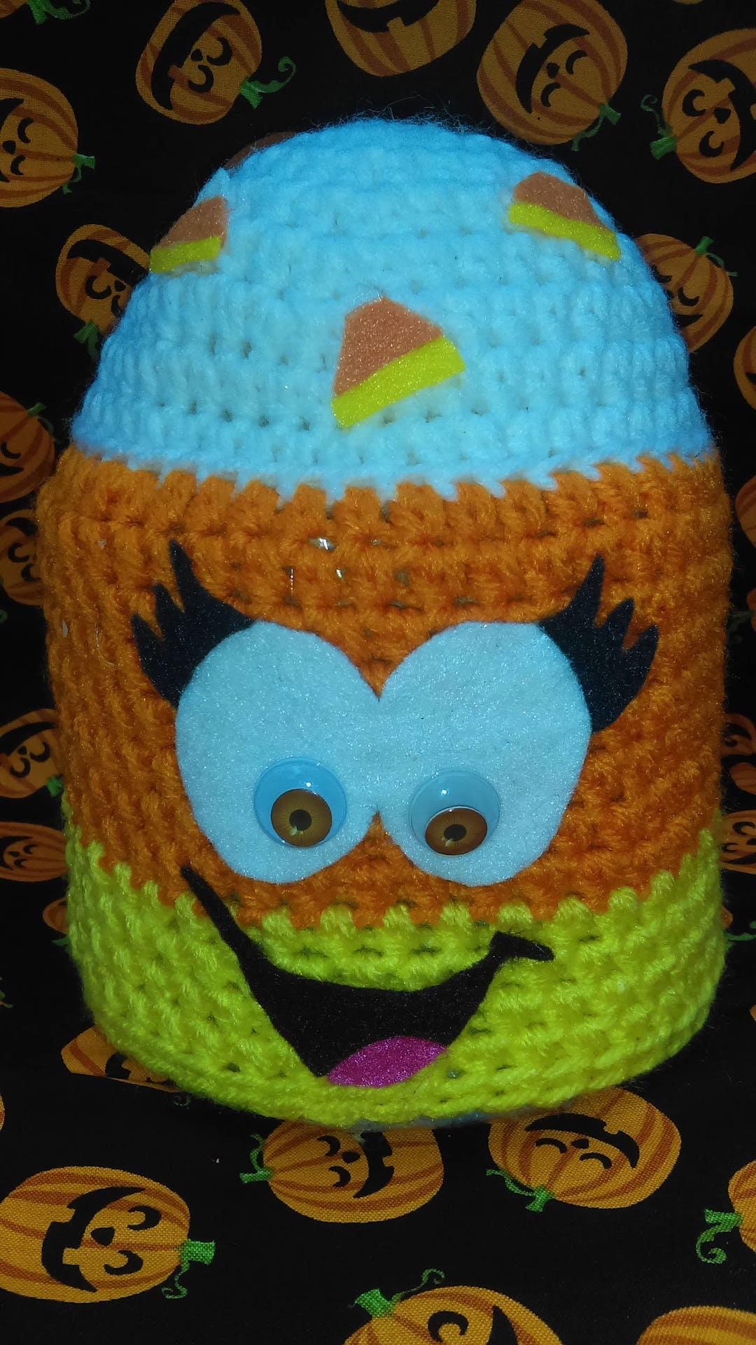 Candy Corn Toilet Paper Cover - Etsy