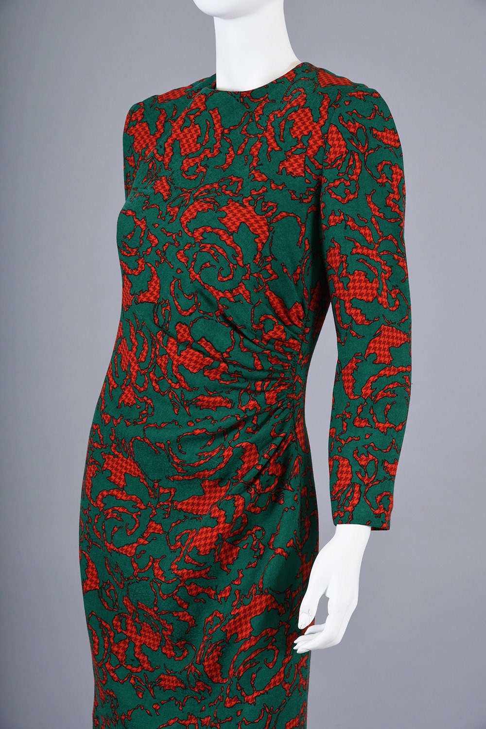 Fabulous Vintage Helga Ruched Sheath Dress M - Etsy