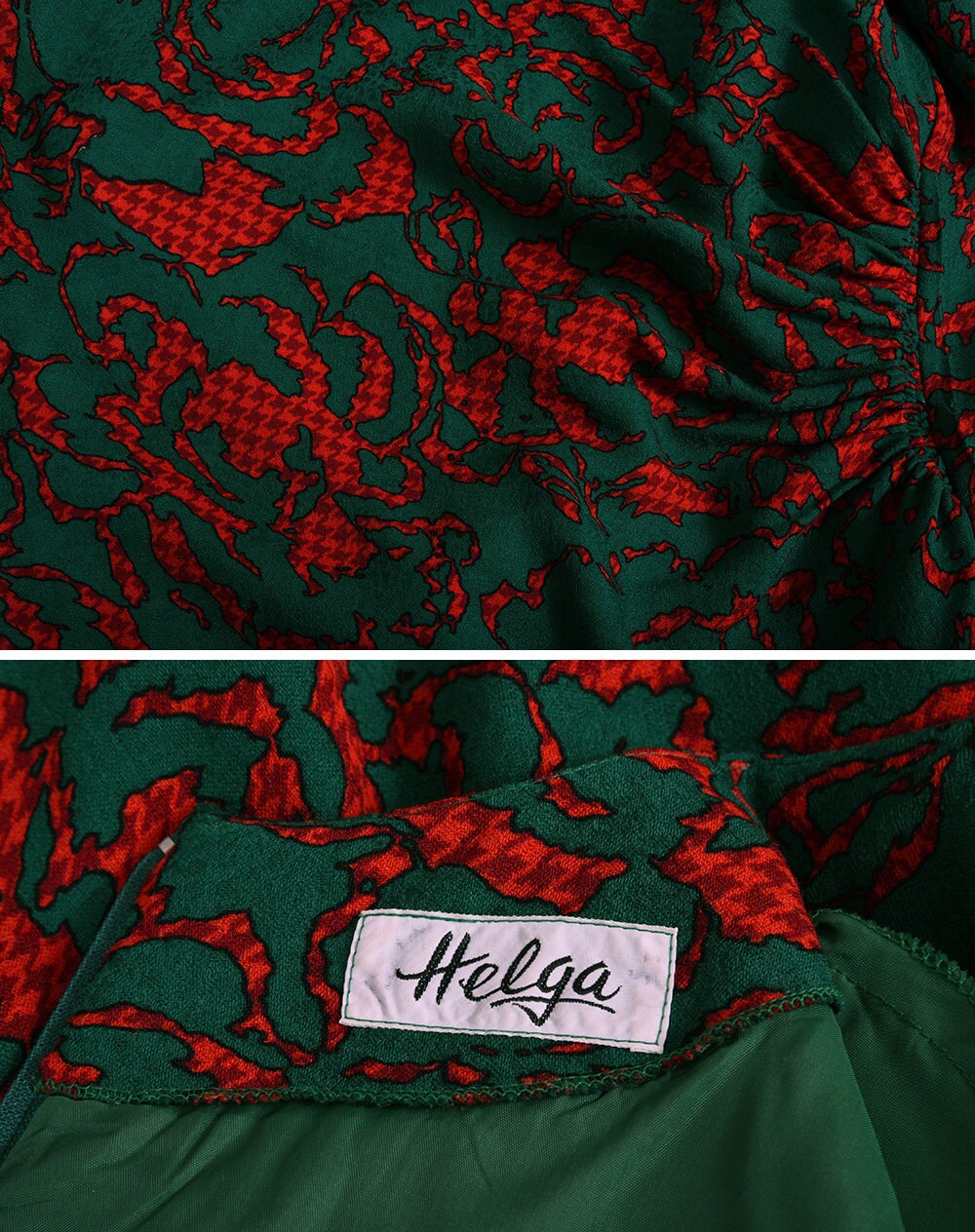 Fabulous Vintage Helga Ruched Sheath Dress M - Etsy