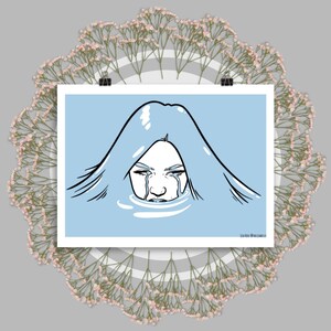 Cry Baby Water Nymph Poster / Art Illustrated Print - Etsy