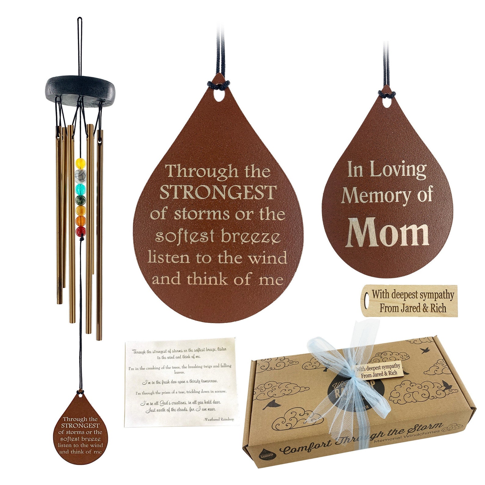 Personalized Sympathy Gift in Memorial of Loved One Best - Etsy