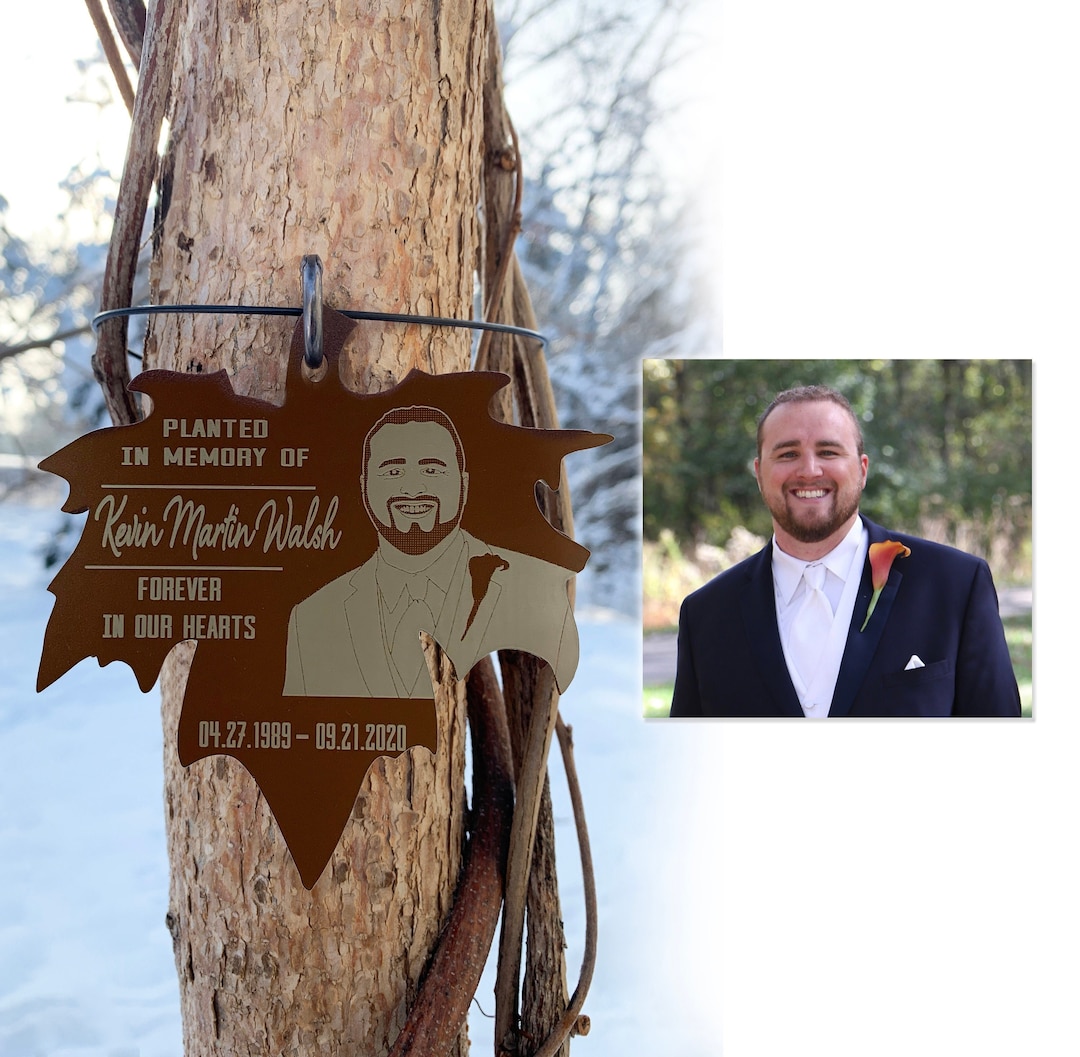 Plaque for Tree Dedication Donors Memorial Tree Garden Plaque- Oak ...