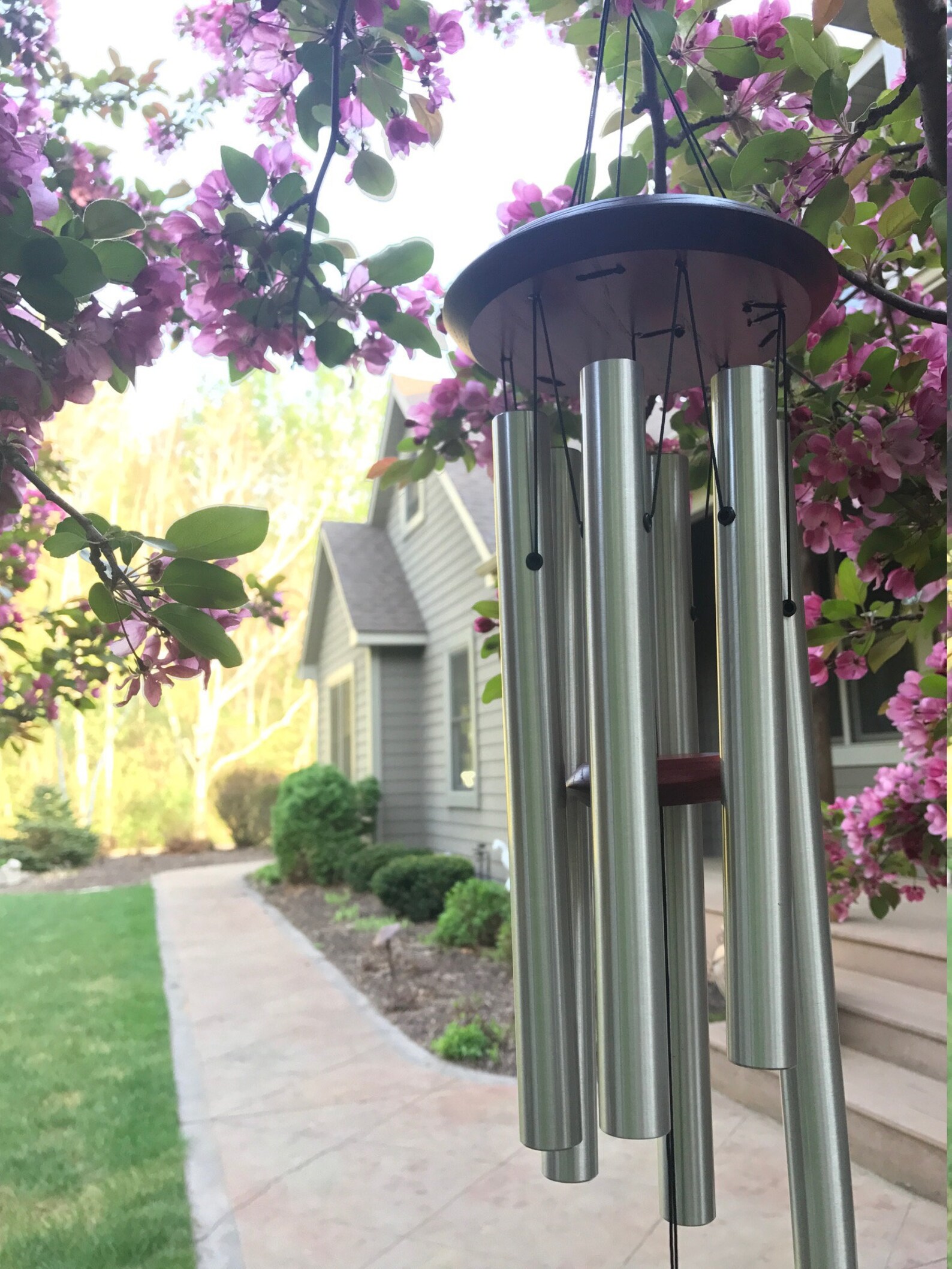 Memorial Dragonfly Silver Wind Chime may This Melody - Etsy