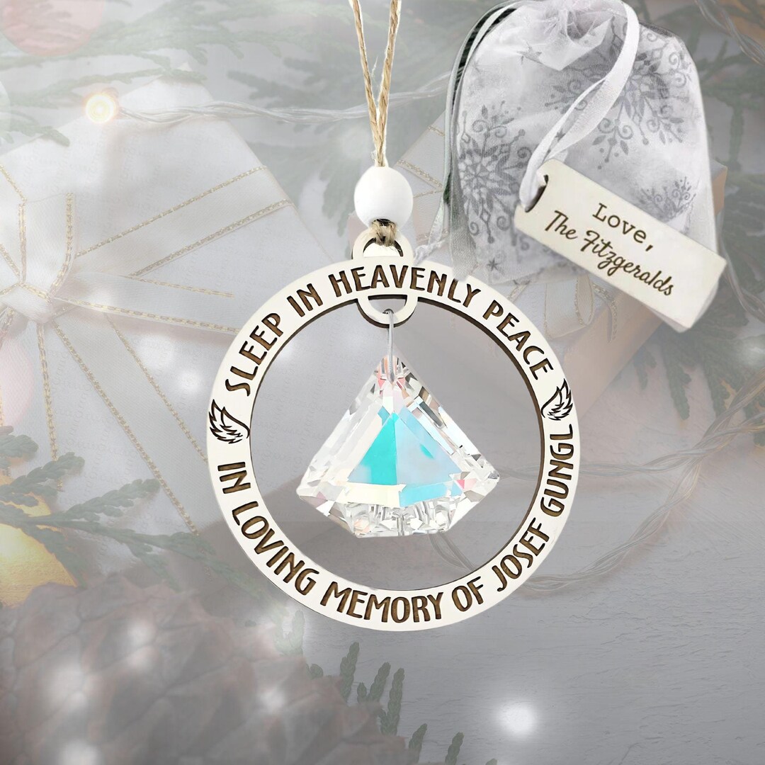 Memorial Holiday Ornament Gifts in Memory of Loved One 2024 Modern ...