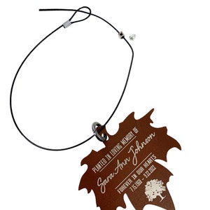 Memorial Tree Dedication Plaque Gift for Planting Trees in Memory of a ...