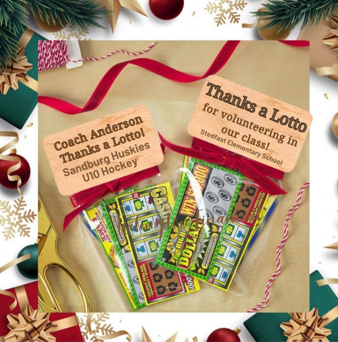 Volunteer Classroom Christmas Gifts | Gift Lottery Card | Bulk Gifts ...