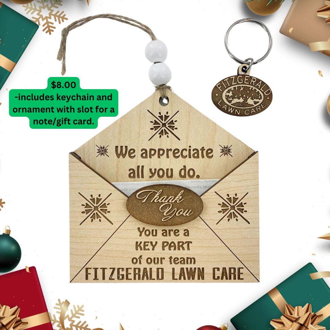 Employee Christmas Gifts Set | Gift Card Holder | Add Company Logo ...