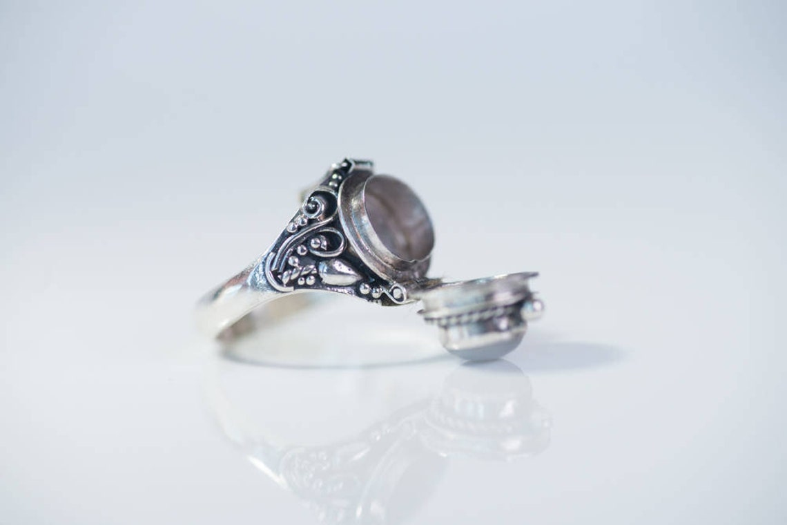 Sterling Silver Urn Ring Jewelry For Ashes Moonstone Urn | Etsy