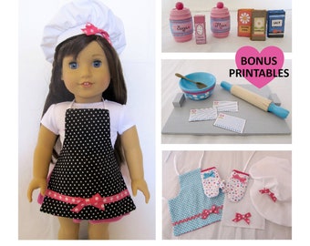 Doll Chef Pattern - Etsy