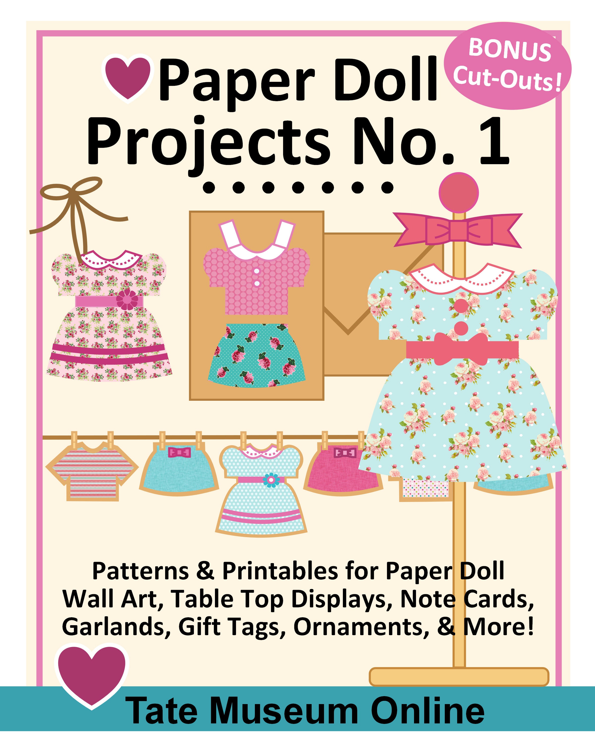 Paper Doll Projects & Pattern Guide No. 1: Paper Crafts, Art Work, and ...