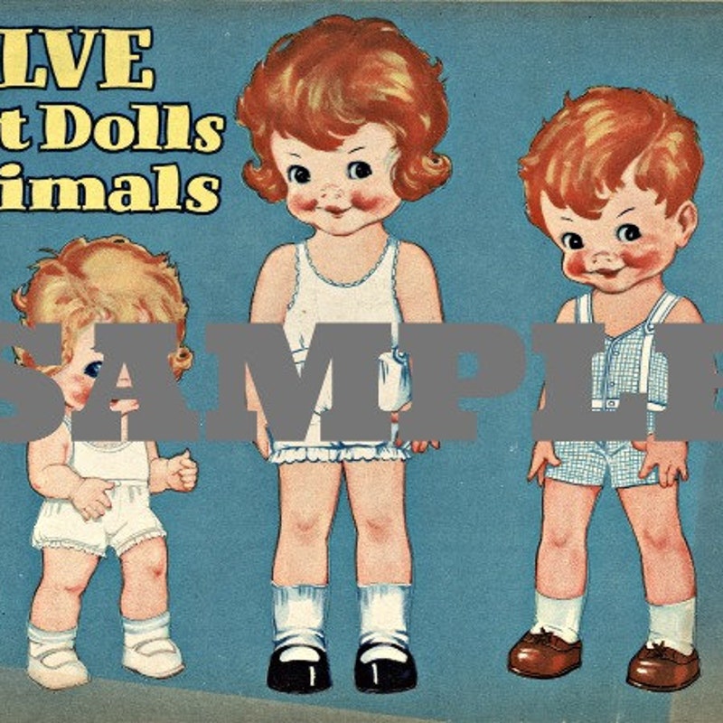 Cut Out Doll - Etsy