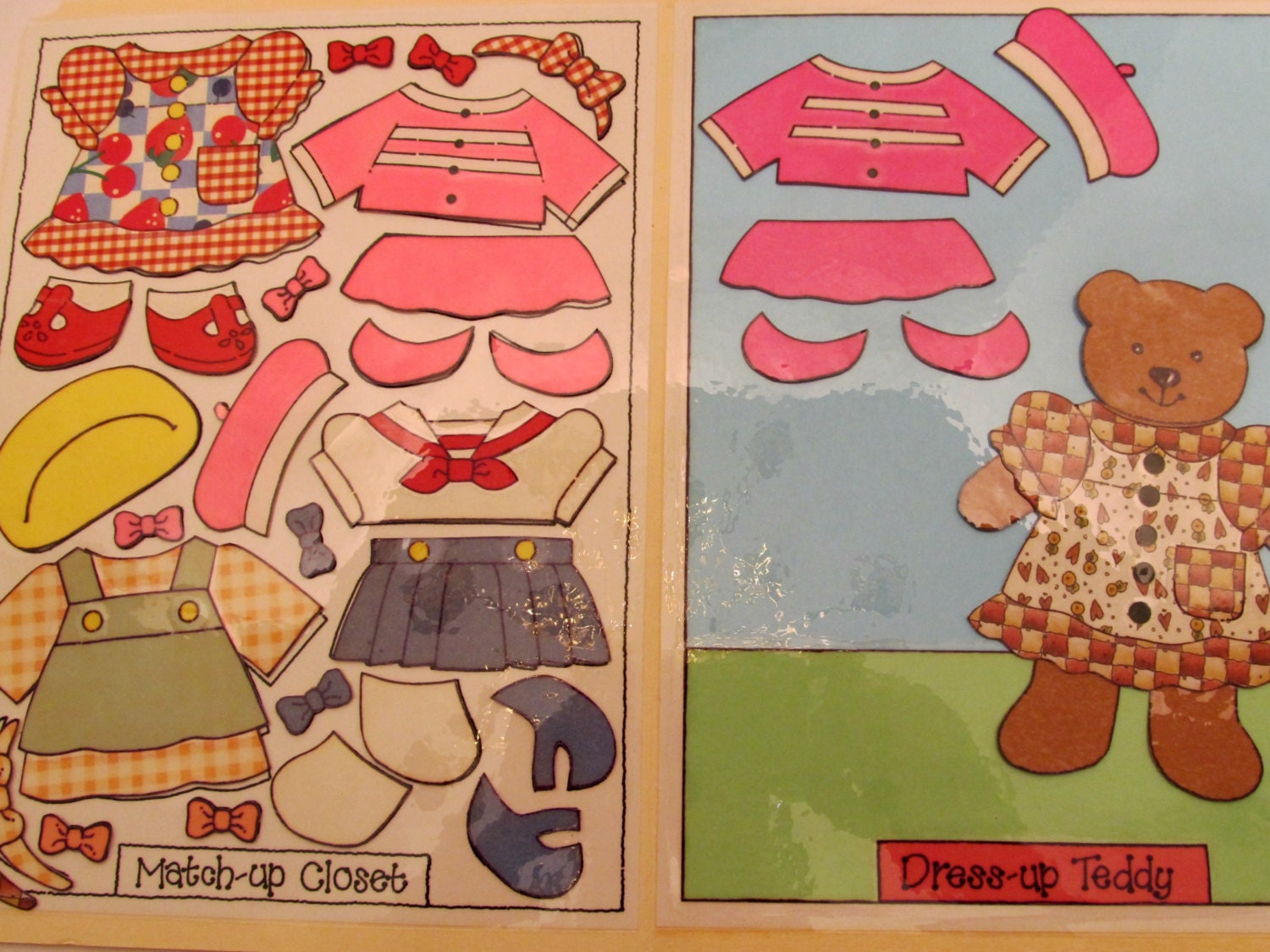 Paper Dolls _ Teddy Bear Dress-up Set + BONUS Guide_b & W Coloring Book ...