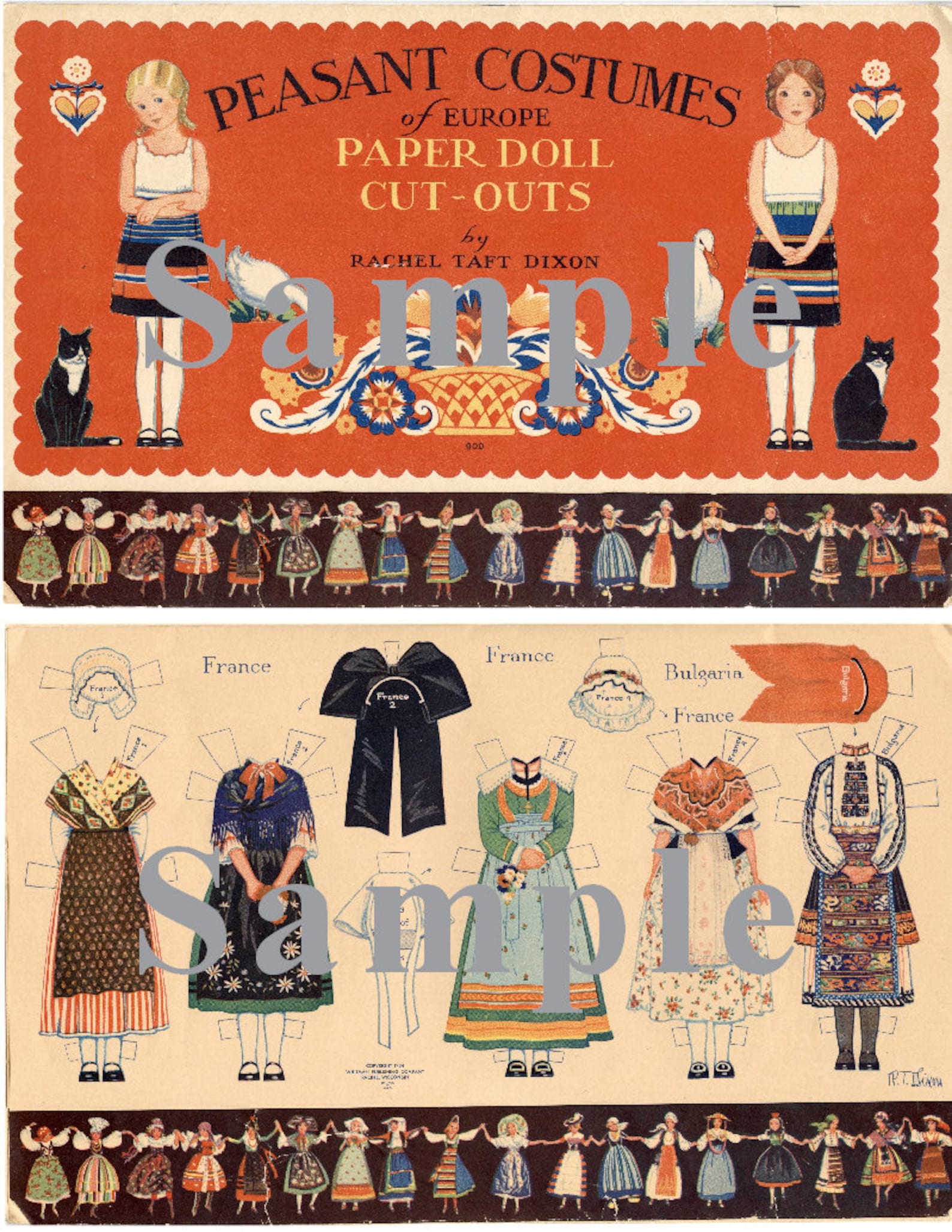 Vintage Paper Dolls_peasant Costumes of Europe_rachel Taft Dixon_pdf ...