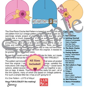 Grading HAT Patterns Tutorial + BONUS Vintage Cloche Pattern_step-by ...