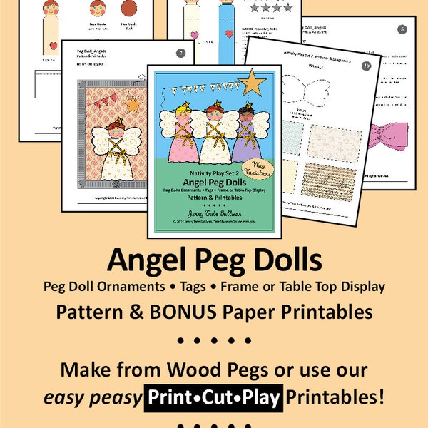 Printable Peg Doll Clothes - Etsy