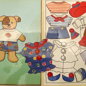 Paper Dolls _ Puppy Dog Pal Dress-up Set + BONUS Guide _ B & W Color ...
