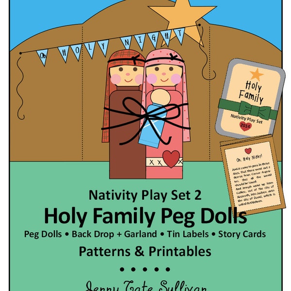 Christmas Peg Dolls - Etsy