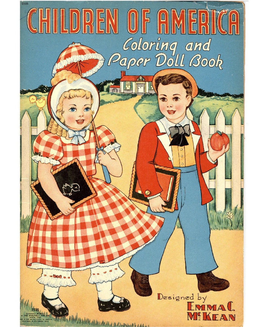 Paper Doll _ Vintage Children of America Paper Dolls Coloring Book ...