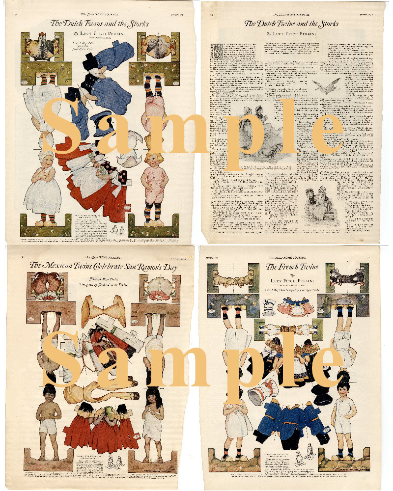 Paper Doll _ Vintage the TWINS International Paper Dolls _ Complete ...