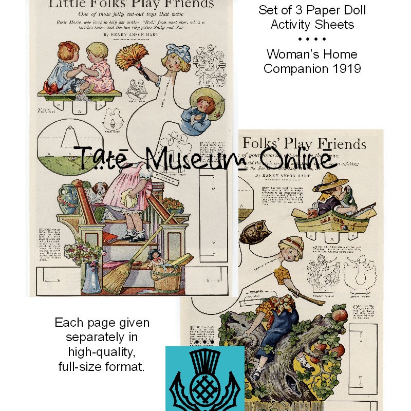 Digital Paper Puppet - Etsy