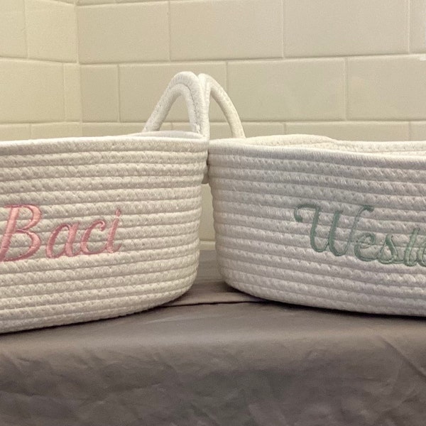 Rope Baskets - Etsy