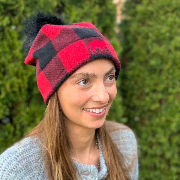 Crochet Buffalo Plaid Hat Pattern - Etsy