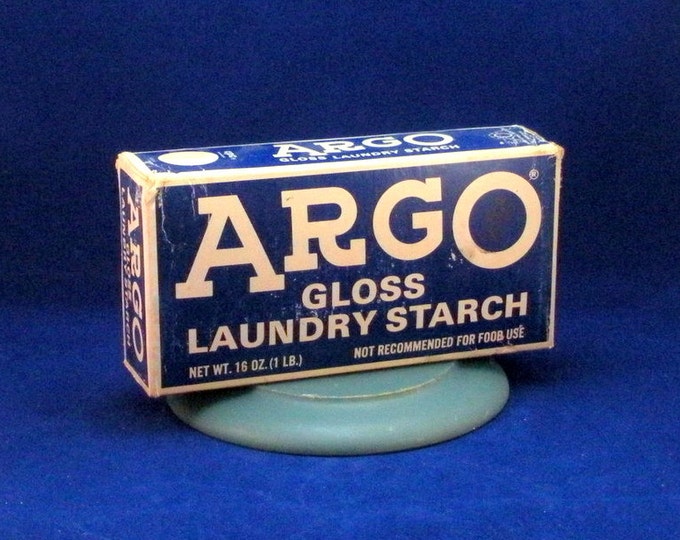 Argo Gloss Laundry Starch - Vintage Reproduction 1980s - Best Foods ...