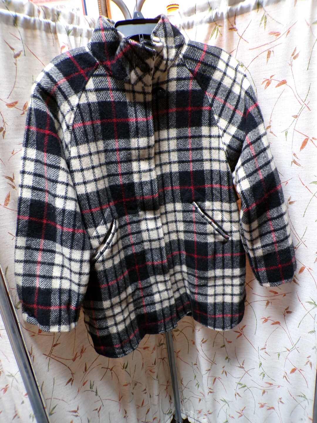 Orvis Wool Blend Plaid Jacket / Coat Large - Etsy