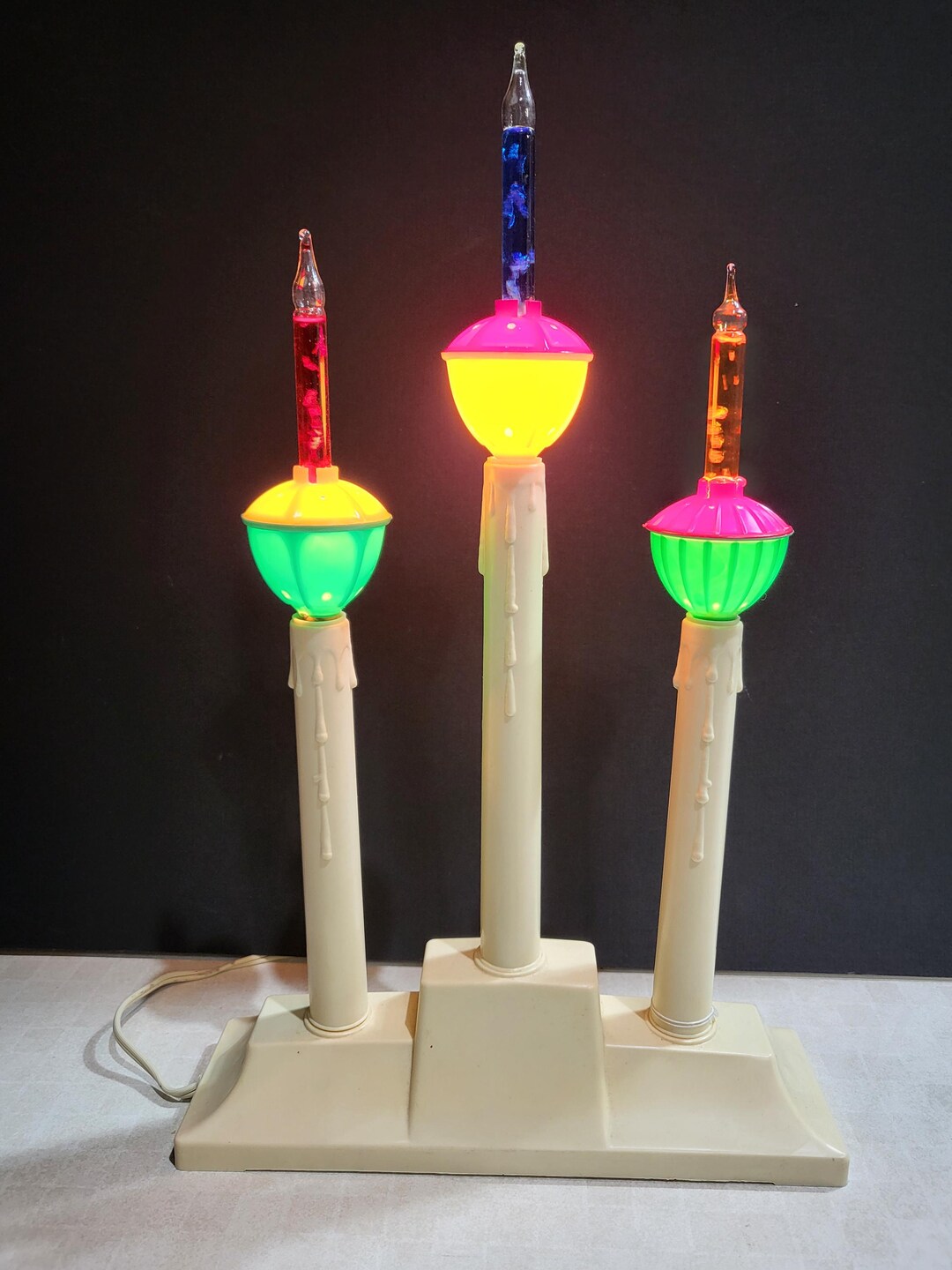 3 Bubble Light Set Vintage Candelabra - Etsy
