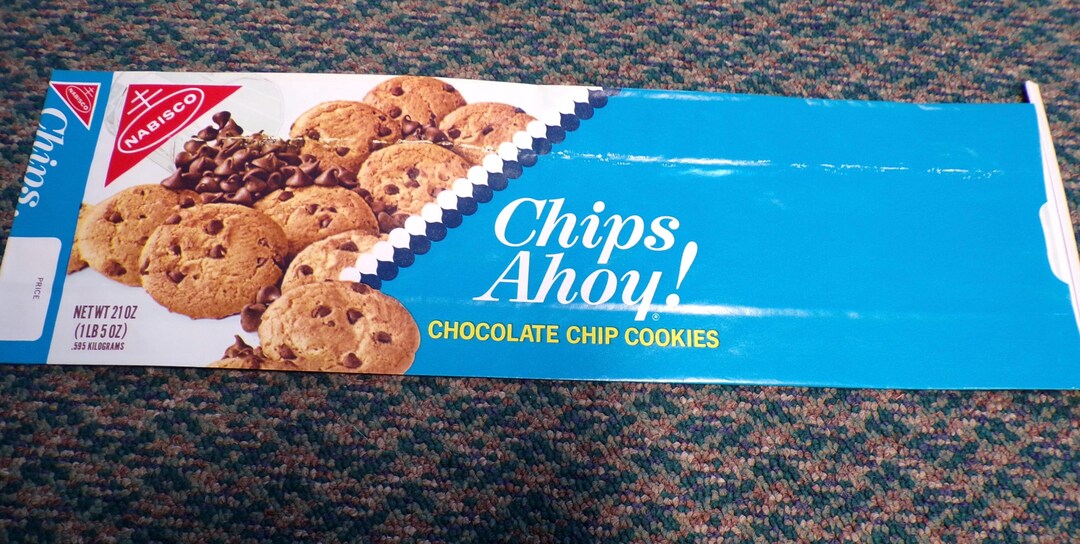 1971 NOS Chips Ahoy Cookie Man Comic Bag - Etsy