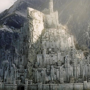 Minas Tirith and the White Tree of Gondor Inspired Stainless Steel ...