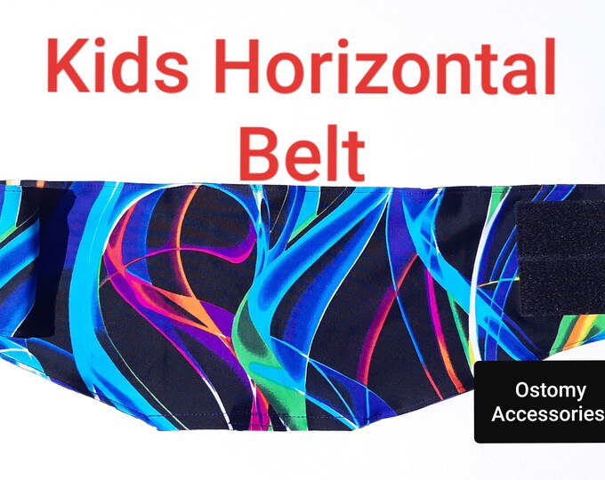 Kids Horizontal Belt, Childrens Ostomy Pouch Cover, Ostomy Support Belt ...