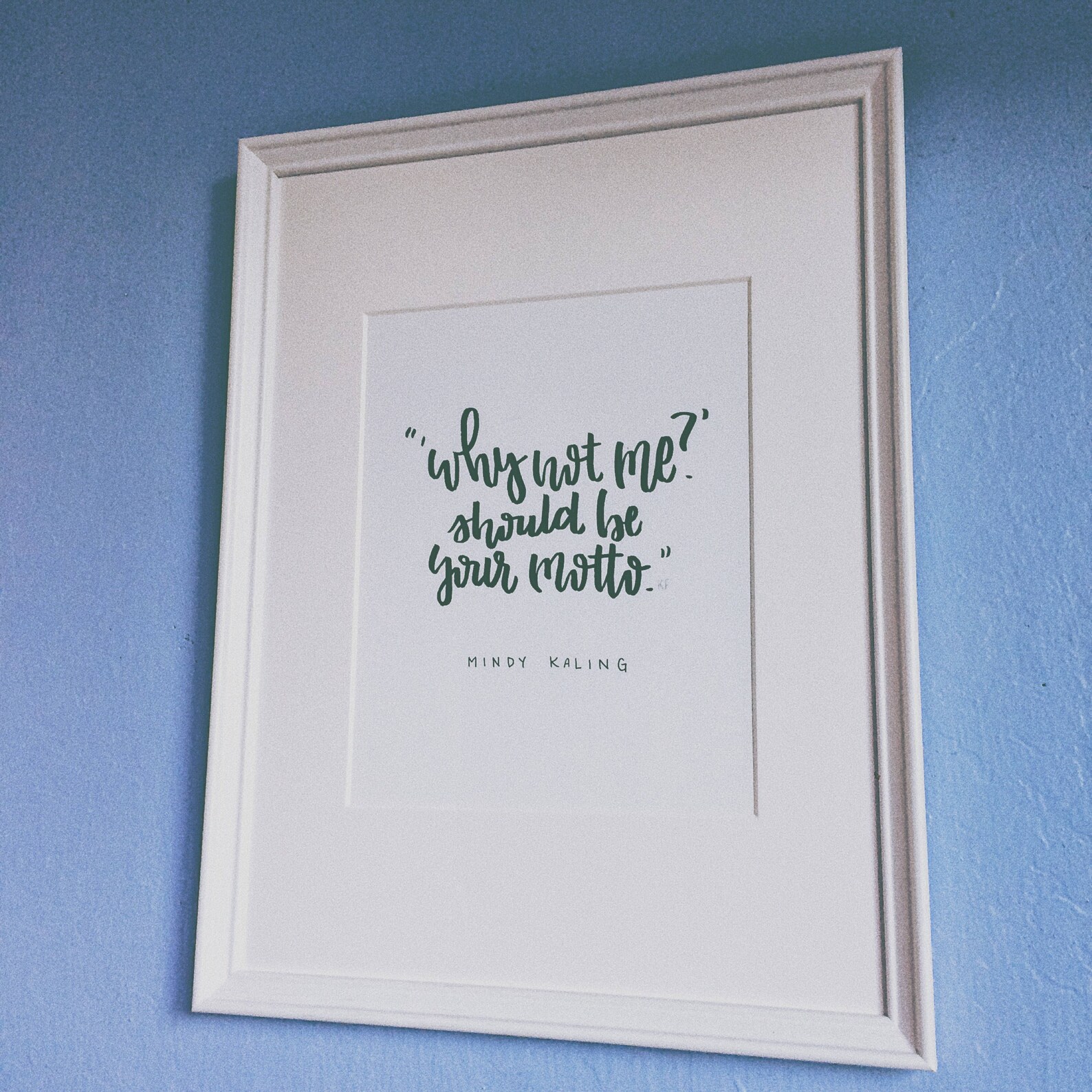 Why Not Me? Print - Etsy