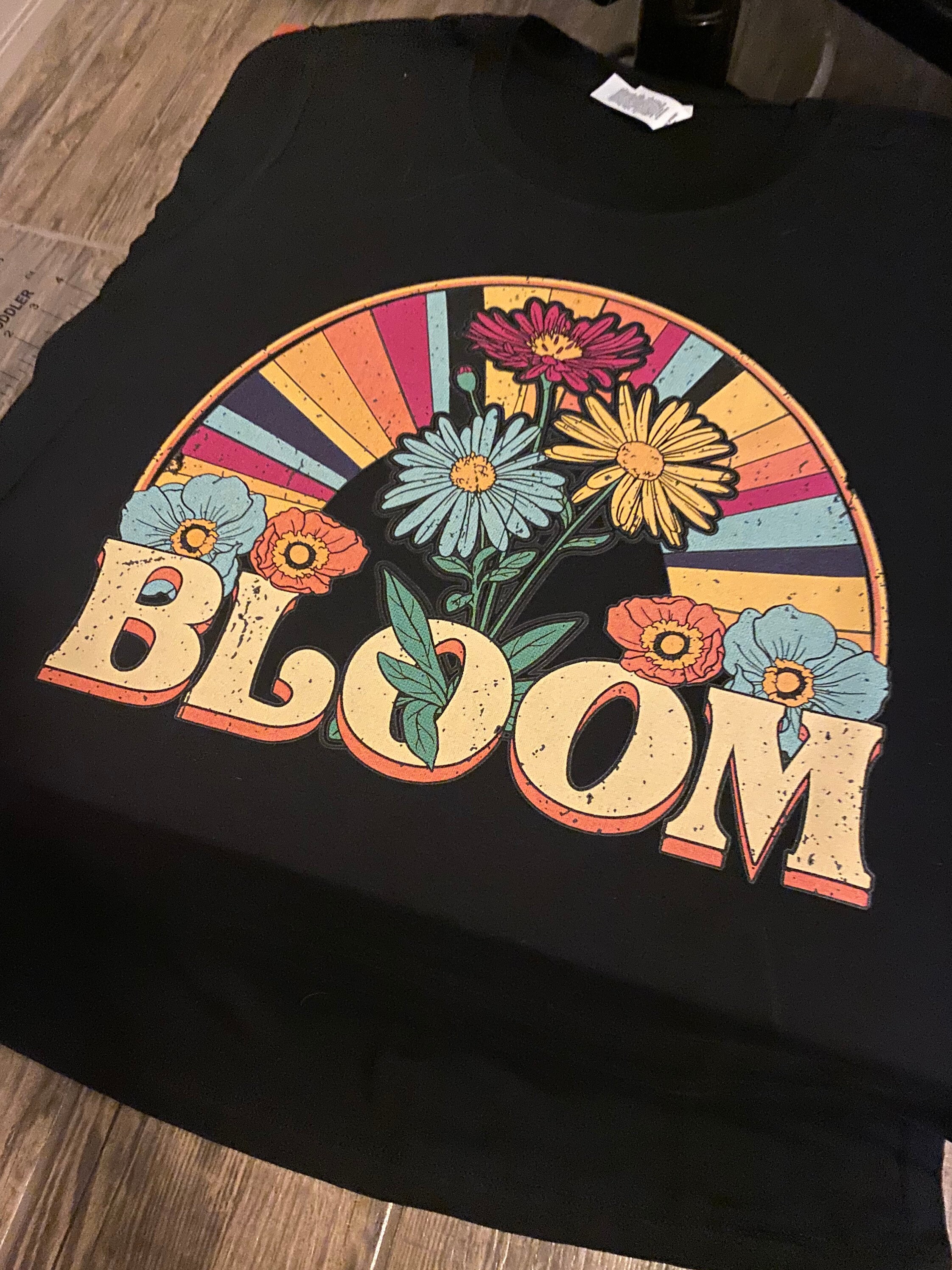 Bloom Tshirt. Flower Design. Boho Women's Shirt. - Etsy