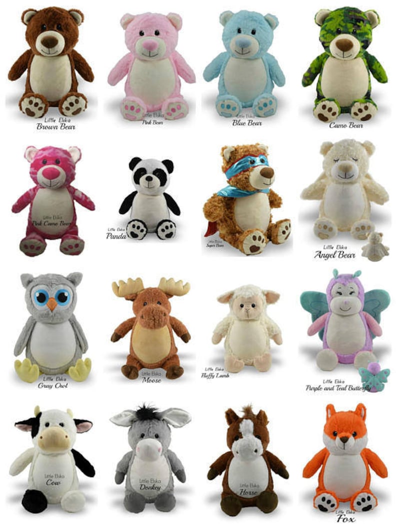 Personalized Moose Stuffed Animal Personalized Baby Gift | Etsy