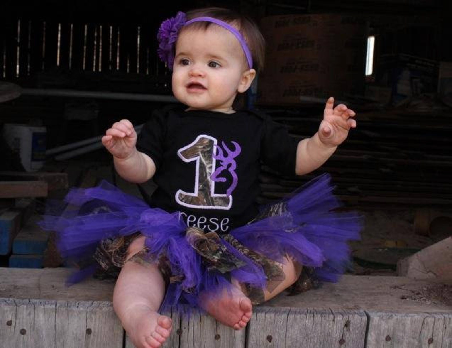 Hunting Princess First Birthday Onesie/shirt (short Sleeve) - Etsy