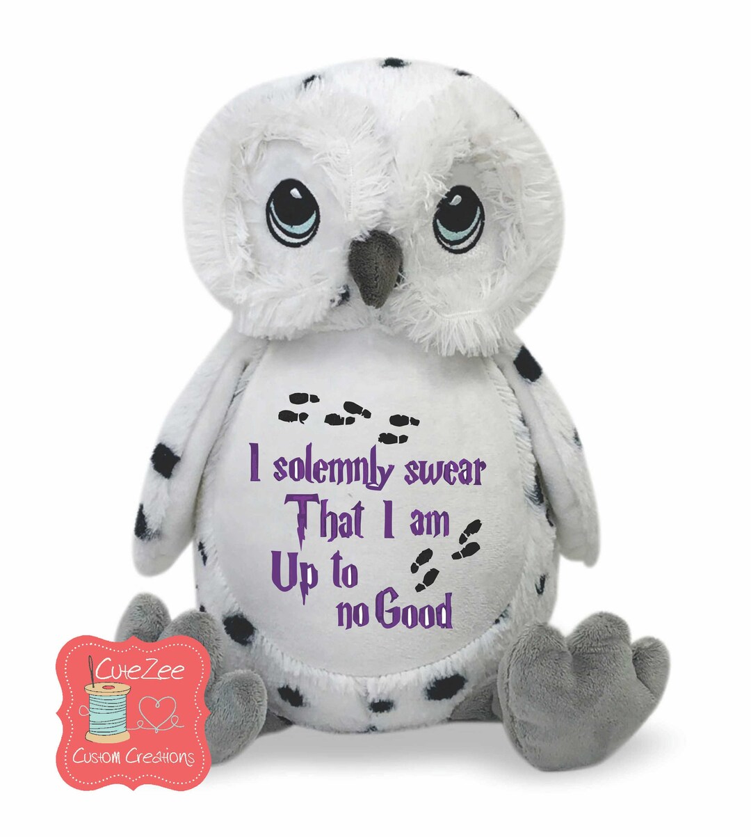 Personalized Owl, Personalized Stuffed Animal, Owl, Birth Announcement ...