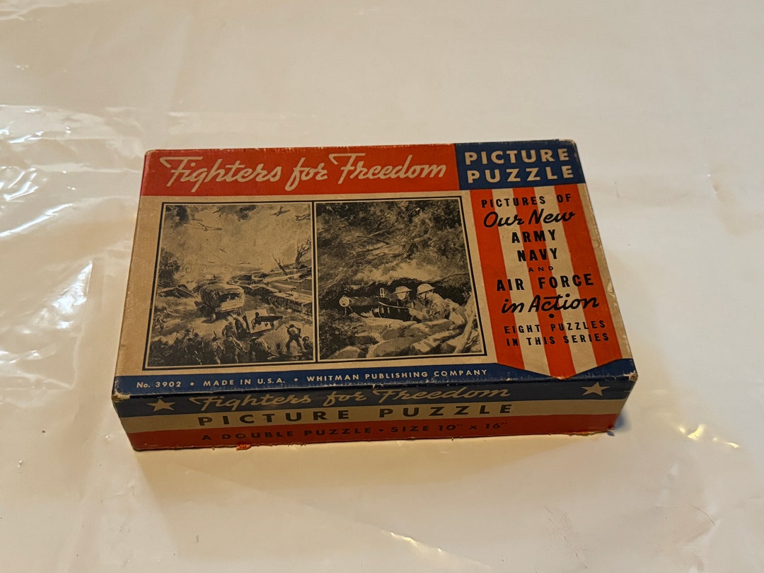 Fighters for Freedom Army Navy WWII Jigsaw Puzzle Vintage - Etsy UK