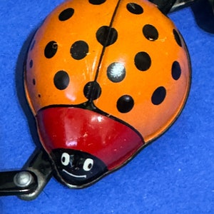 Lady Bug Momma and Babies Tin Wind-up Made by T.P.S. in Japan VINTAGE ...