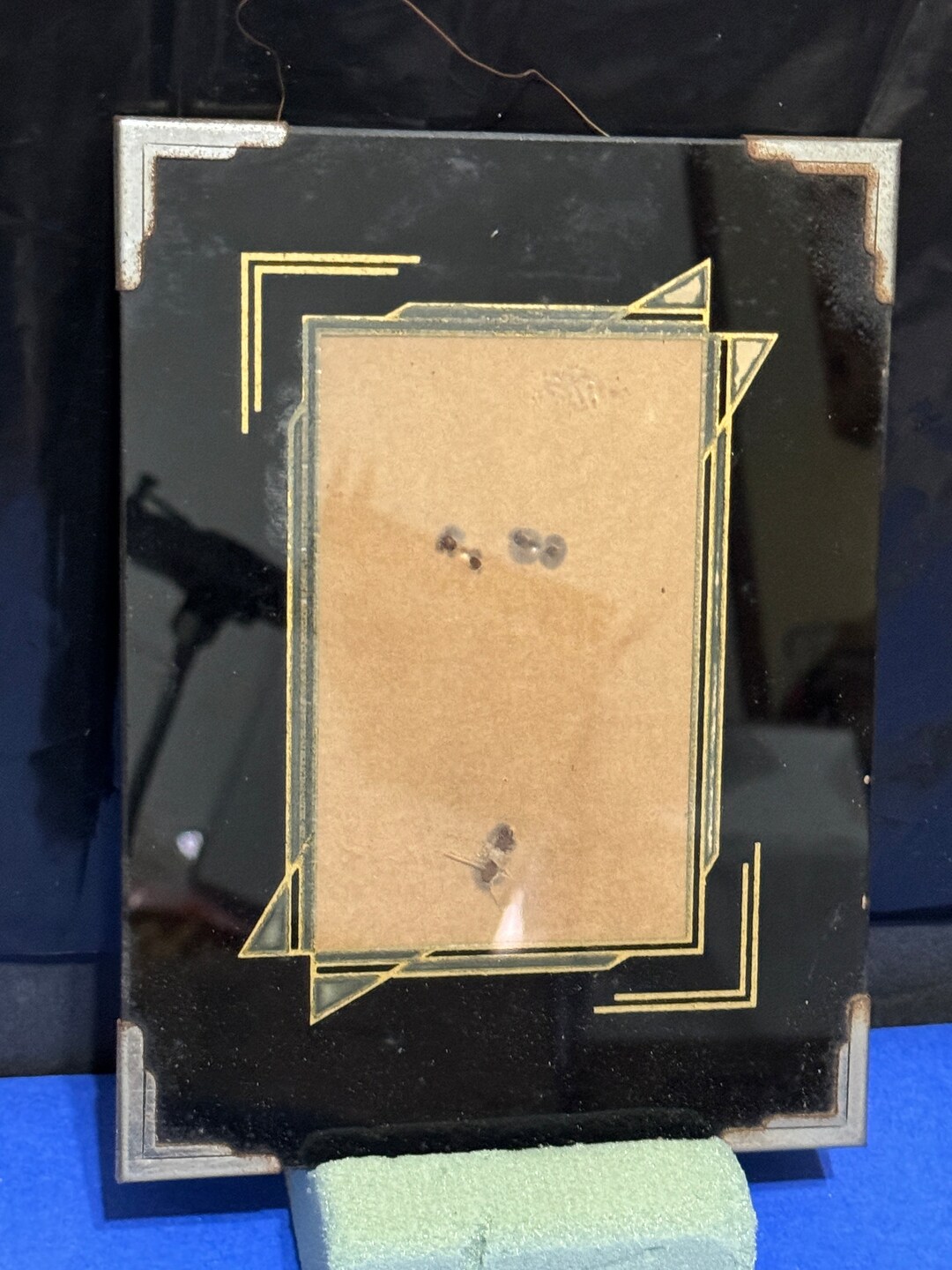 Art Deco Reverse Painted Glass Picture Frame for 5 X 7 - Etsy