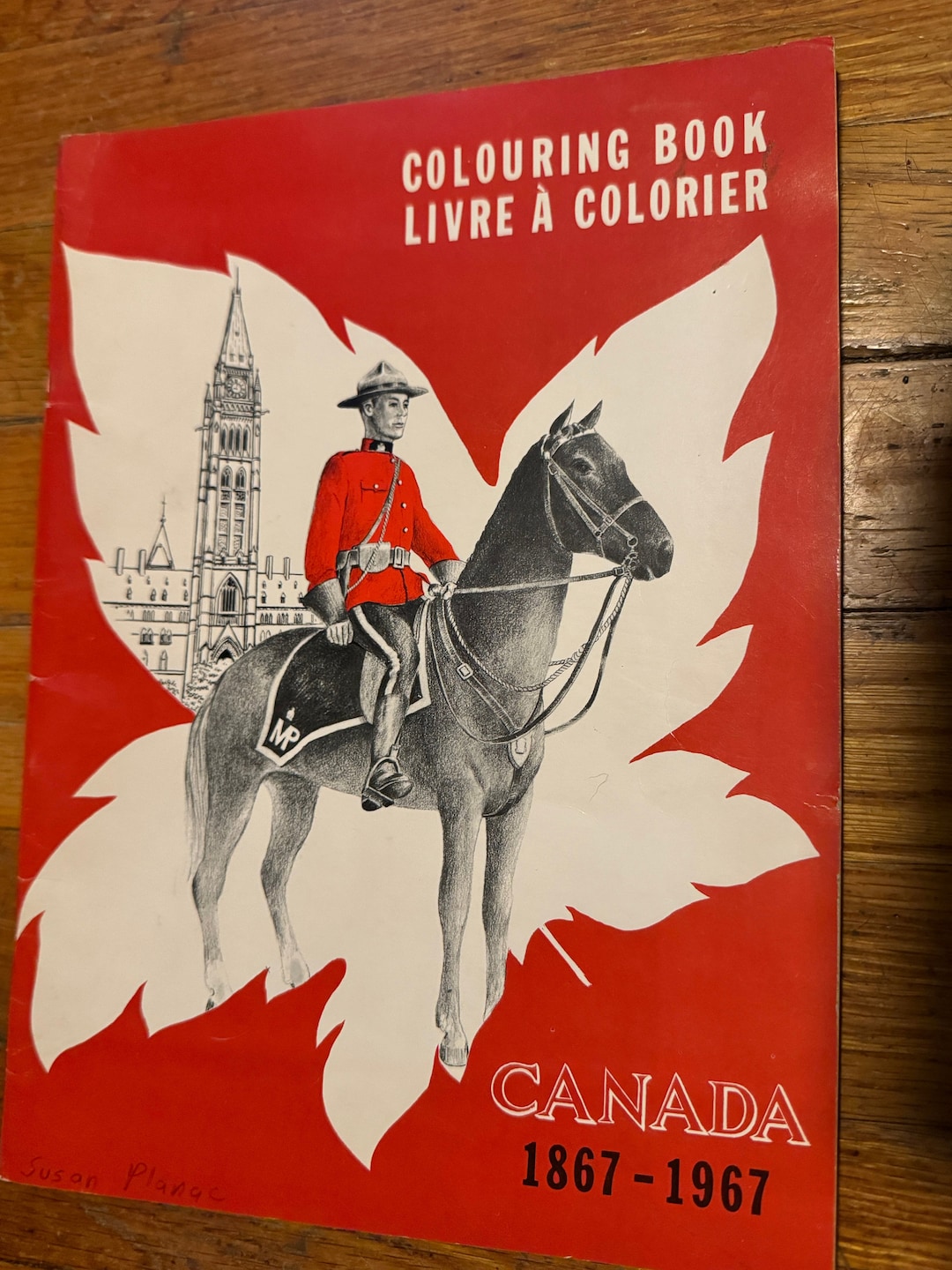 Canada 1867-1967 Colouring Book Unused 1966 - Etsy