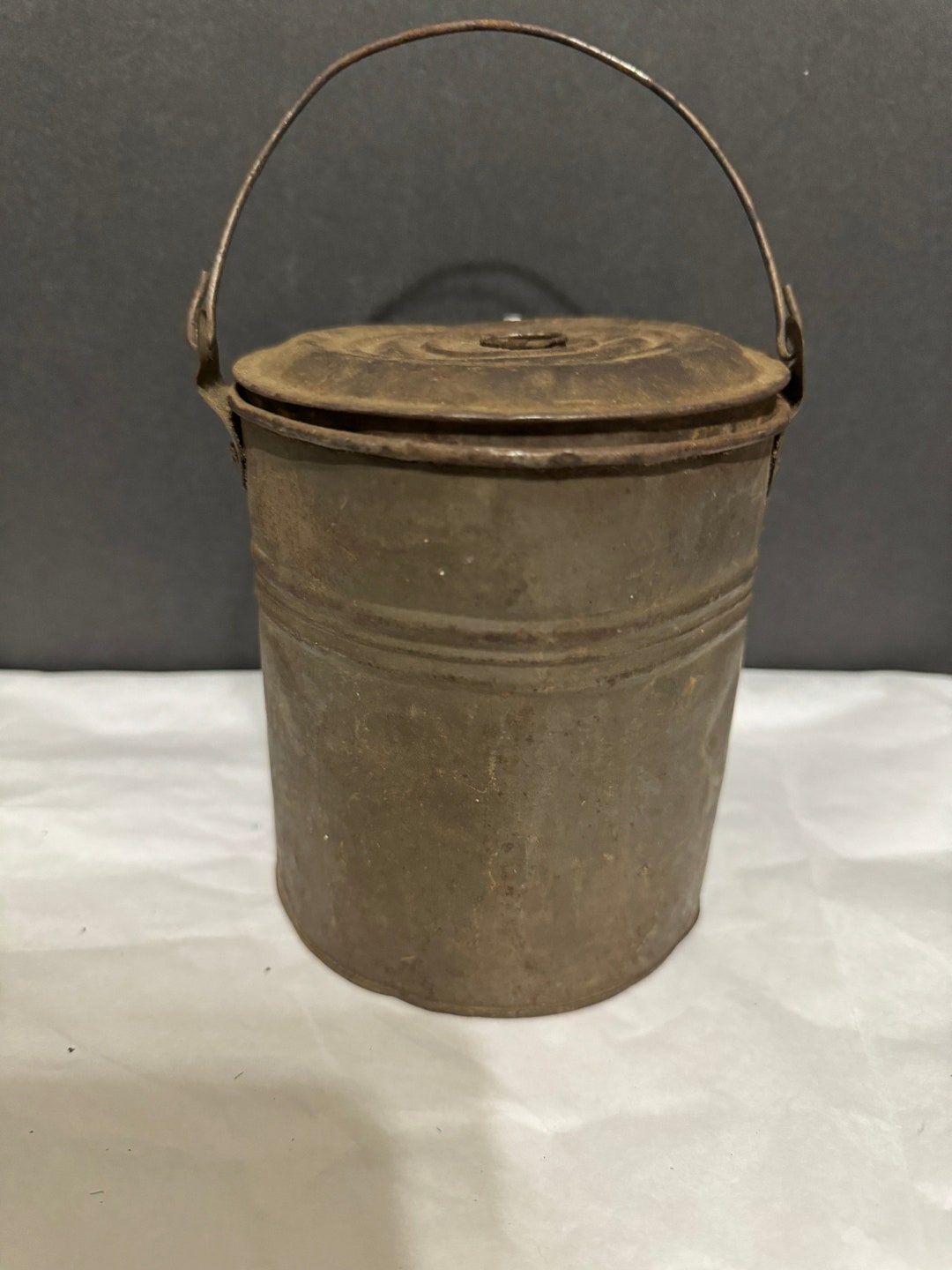 Civil War Era Soldiers Flat Bottom Container With Lid - Etsy