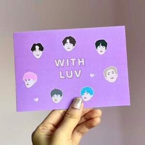 BTS Birthday Card, Bts Valentine's Day Card, Bts Anniversary Card ...