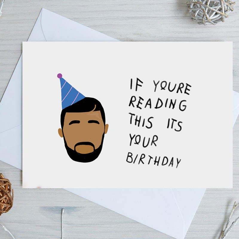 Drakes Birthday Card - Etsy UK
