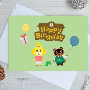 Animal Crossing Wrapping Paper | Animal Crossing Gift Wrap | Tom Nook ...