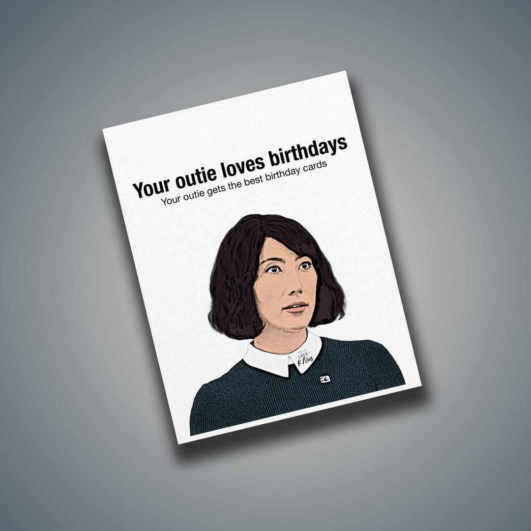 Severance Ms. Casey Birthday Card Your Outie Loves Birthdays - Etsy