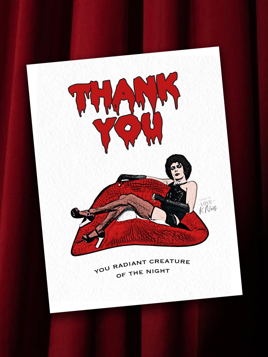 Rocky Horror Picture Show Thank You Card - Etsy Canada