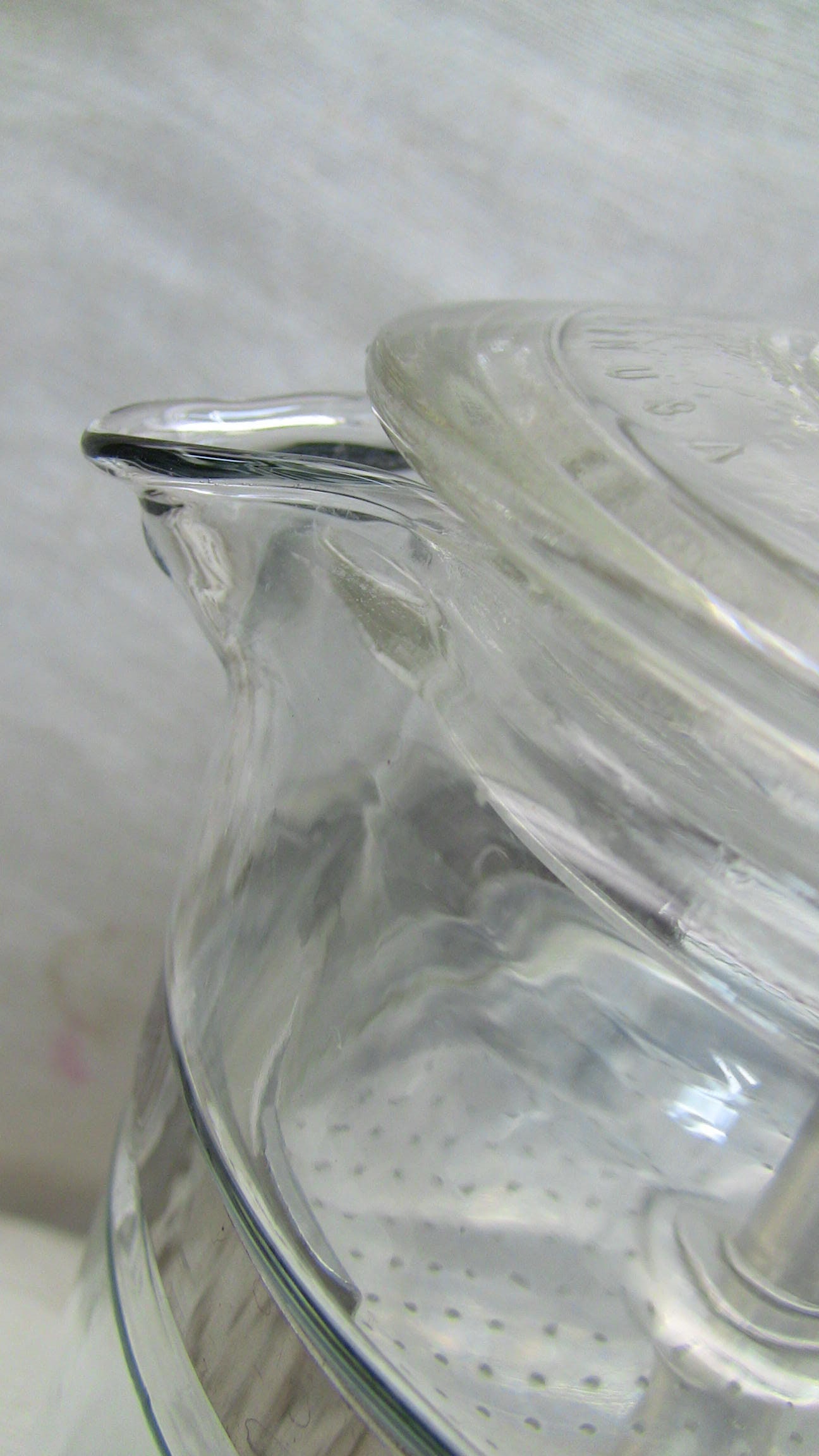 Pyrex 6 Cup Coffee Pot With Glass Stem and Basket, Aluminum Basket ...