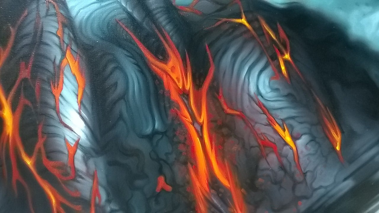 Dark Devil Painting Art Work Painting Oil Painting on Canvas. - Etsy