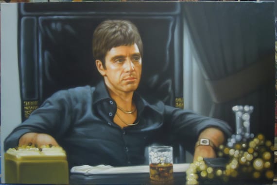 Al Pacino Painting Art Work Painting Oil Painting on Canvas. - Etsy